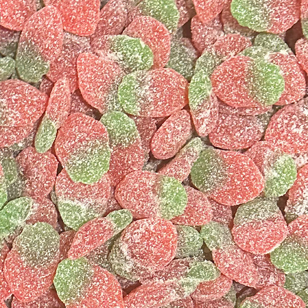 UK Fizzy Strawberries – Eat Sweet Lollies