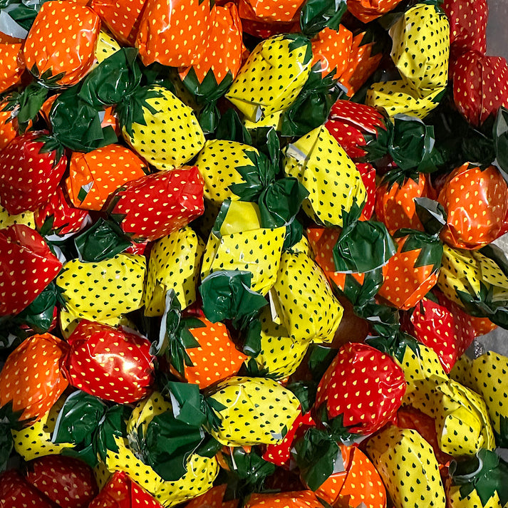 Wrapped Assorted Fruit Bon bons – Eat Sweet Lollies