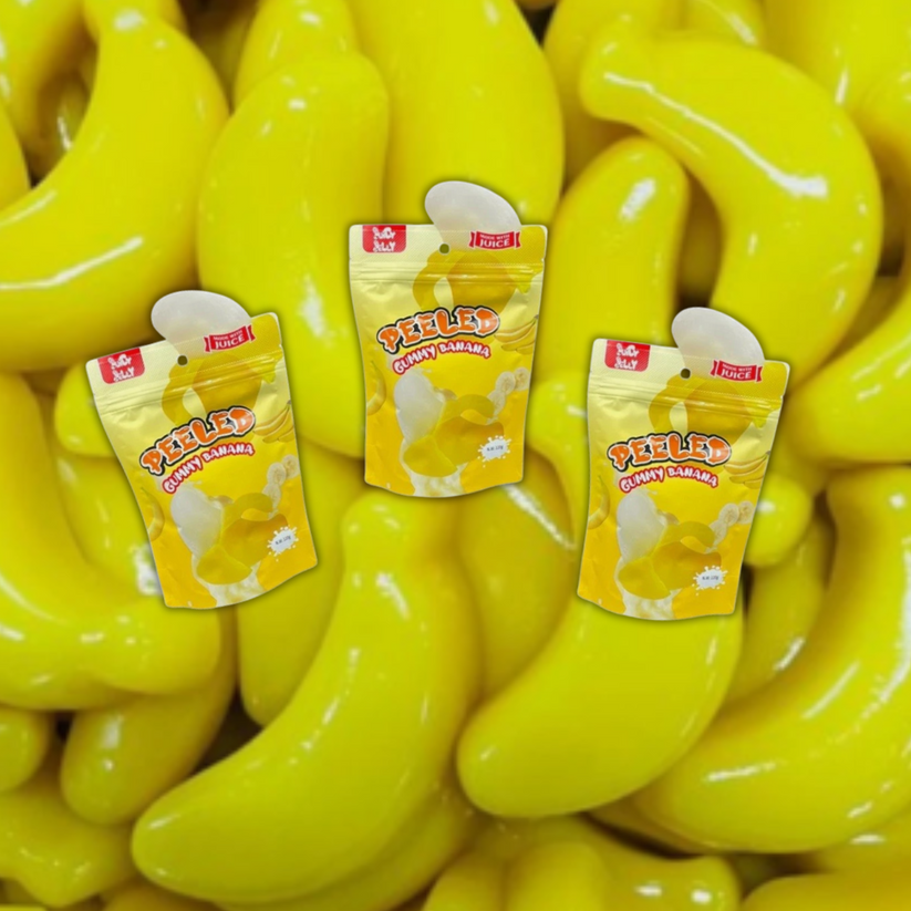 Peeled - Gummi Banana – Eat Sweet Lollies
