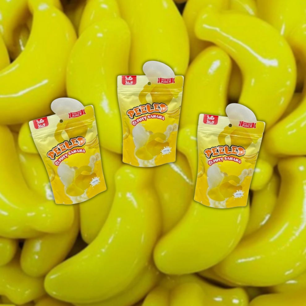 Peeled - Gummi Banana – Eat Sweet Lollies
