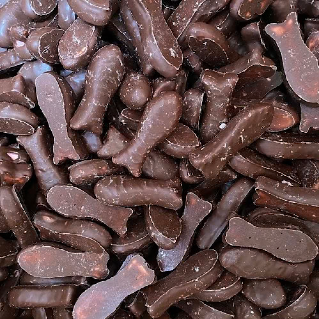 Chocolate Baby Fish – Eat Sweet Lollies