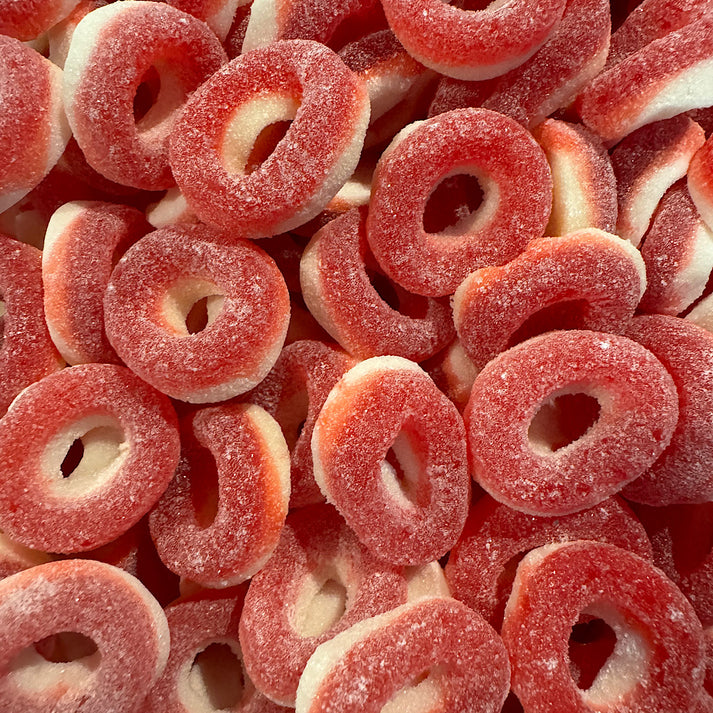Sour Cherry Rings – Eat Sweet Lollies