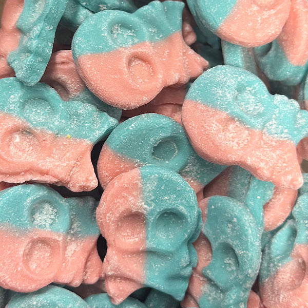 Candy Skulls - Peach + Yoghurt – Eat Sweet Lollies
