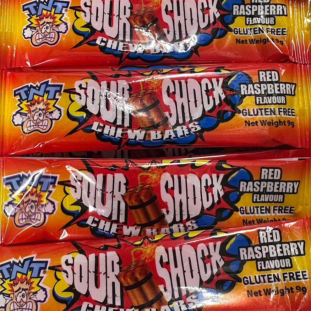 Shock Bar Red Raspberry – Eat Sweet Lollies