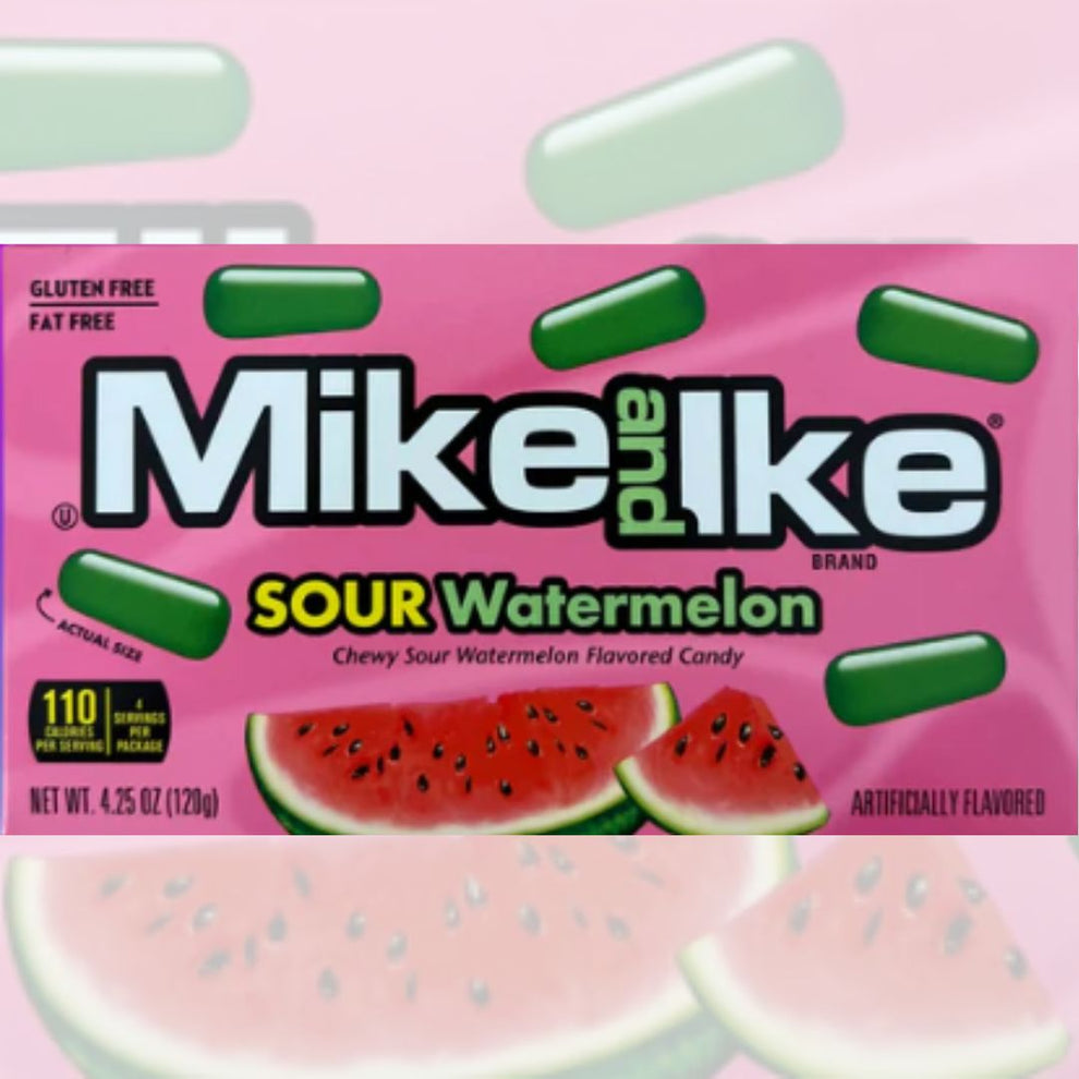Mike & Ike Sour Watermelon – Eat Sweet Lollies