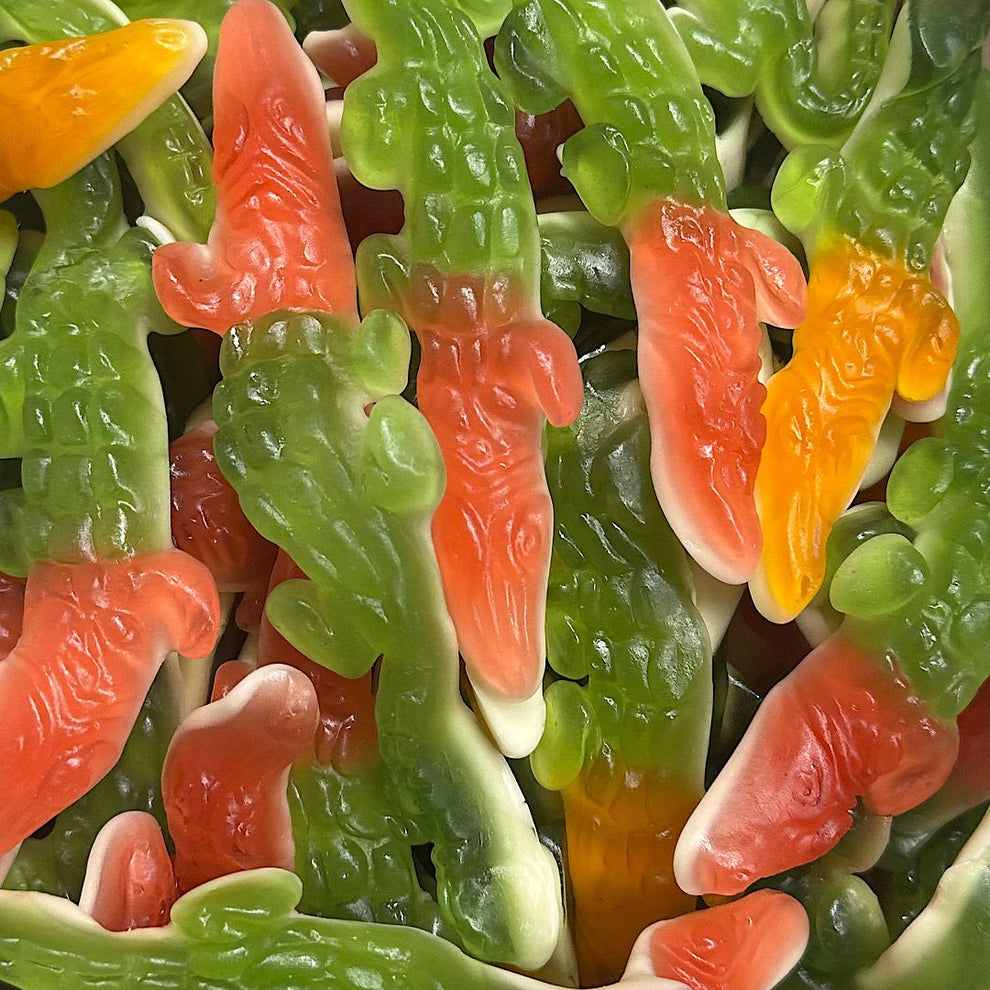 UK Giant Crocodiles – Eat Sweet Lollies
