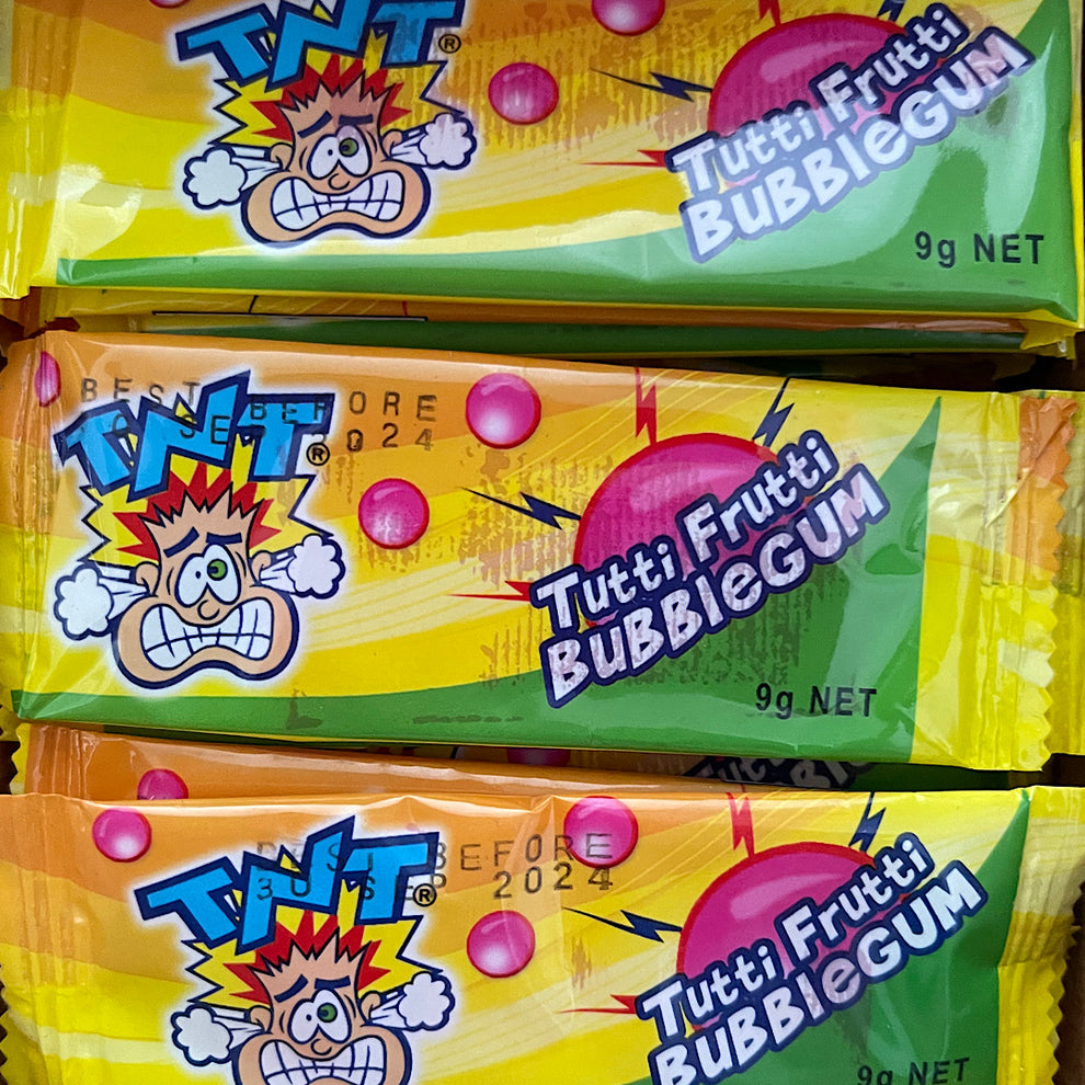 TNT Bubblegum Sticks Tutti Frutti – Eat Sweet Lollies