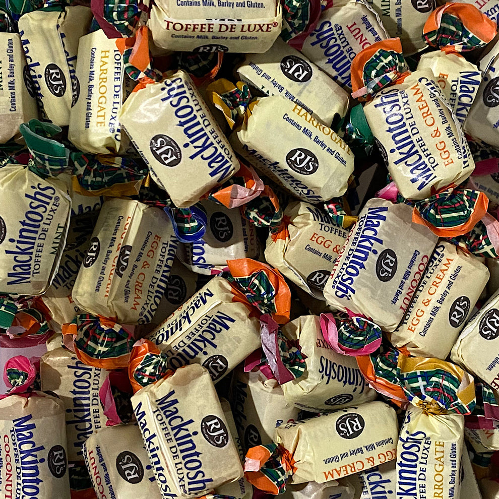 RJs Mackintosh's Toffee De Luxe – Eat Sweet Lollies