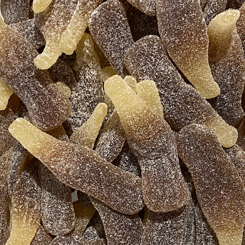Giant Sour Gummi Cola Bottles – Eat Sweet Lollies