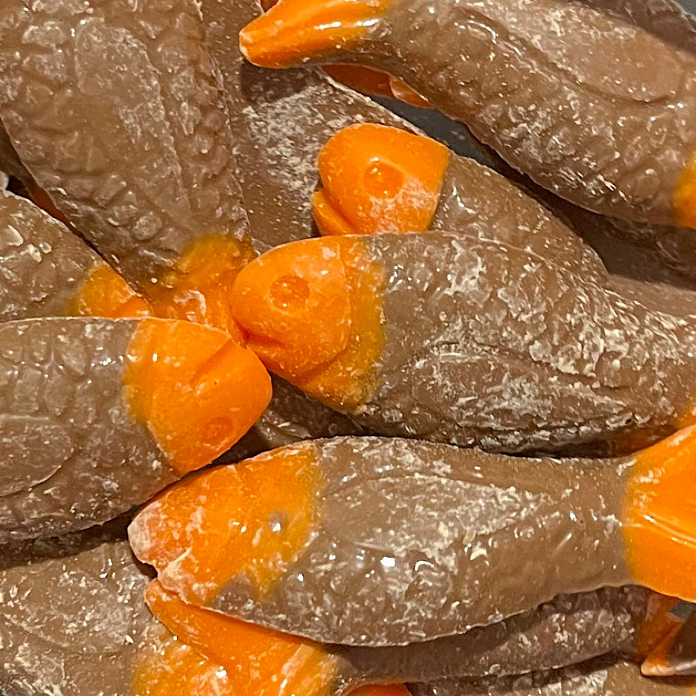 Orange Choc Fish (Candyman) - Order yours online today! – Eat Sweet Lollies